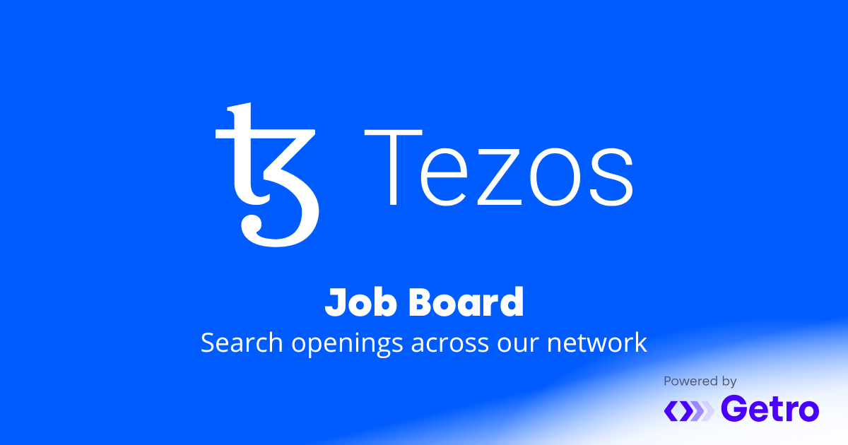 Head of Builders Programme @ Nomadic Labs | Tezos Job Board