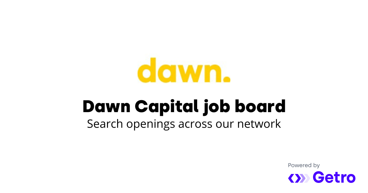 Senior Account Executive @ Collibra | Dawn Capital LLP Job Board