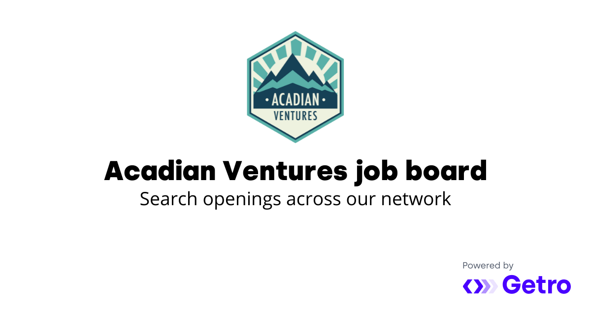 Jobs | Acadian Ventures Job Board