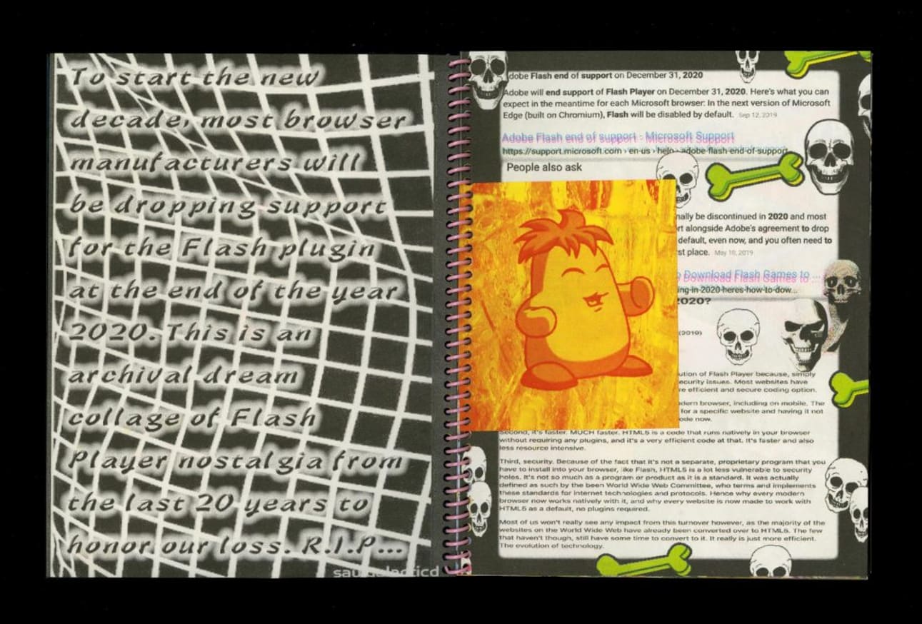 Nichole Shinn - Flash Player Graveyard - Printed Matter