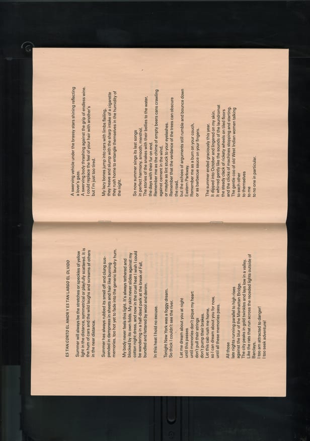 Nevena Dzamonja - poems of love and embrace - Printed Matter