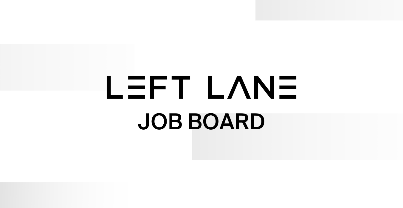 Venture Capital Analyst @ Left Lane Capital | Left Lane Job Board