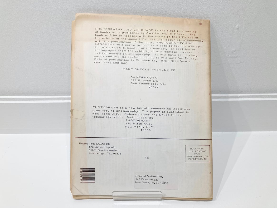 James Hugunin - The Dumb Ox - Printed Matter