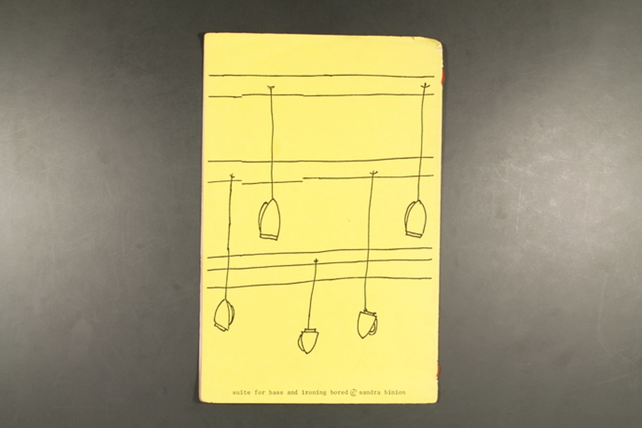 Sandra Binion - Suite for Bass and Ironing Bored - Printed Matter
