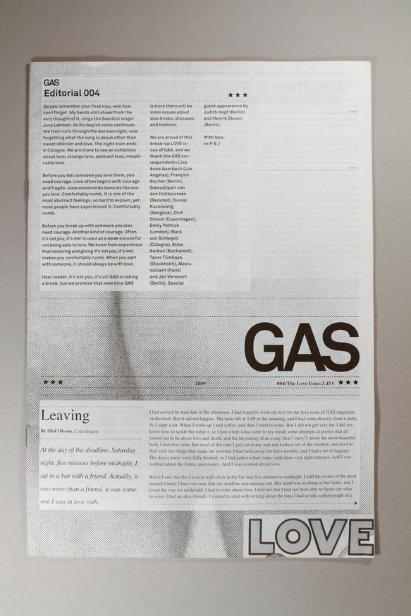 Jacob Fabricius and Pernille Albrethsen - GAS Editorial - Printed Matter