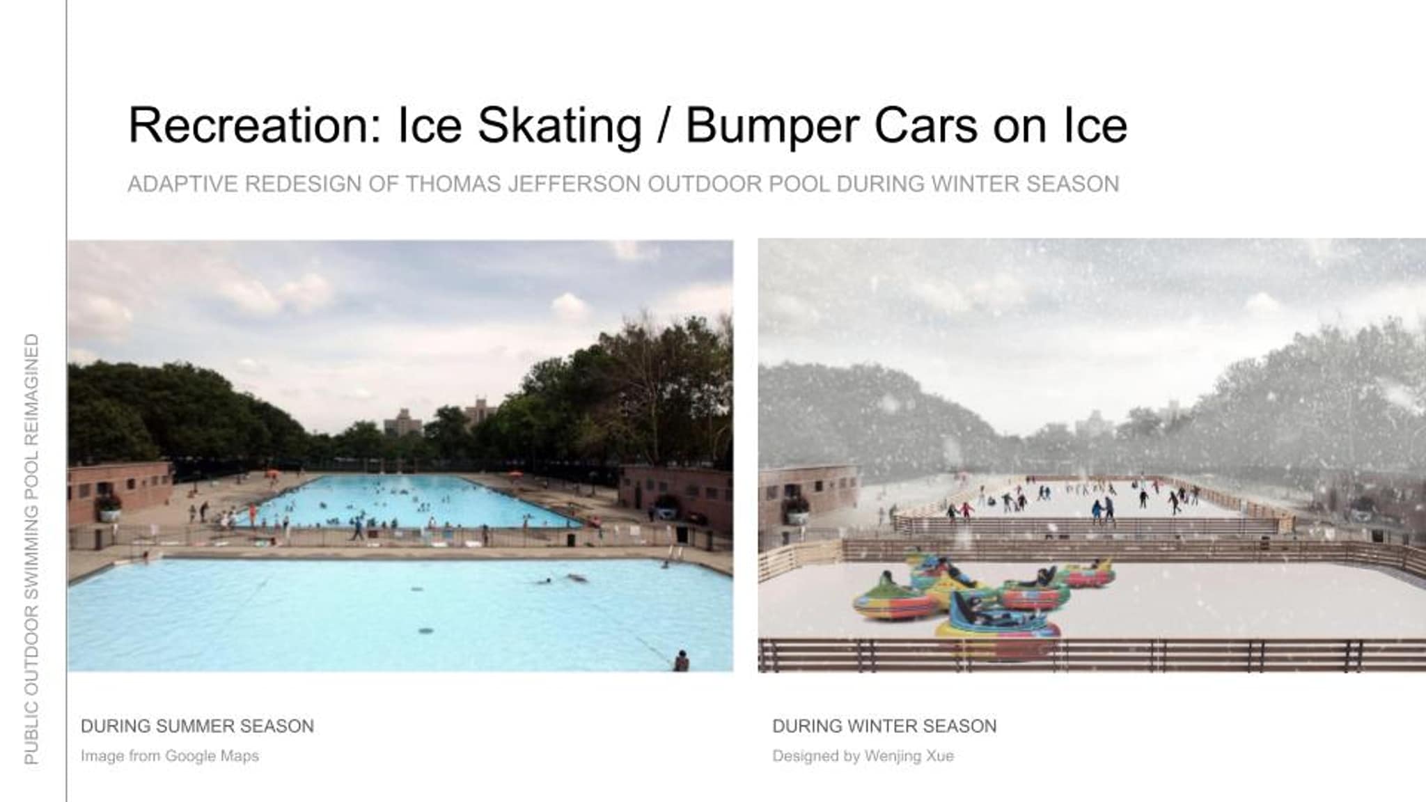 Public Outdoor Swimming Pool Reimagined - Columbia GSAPP