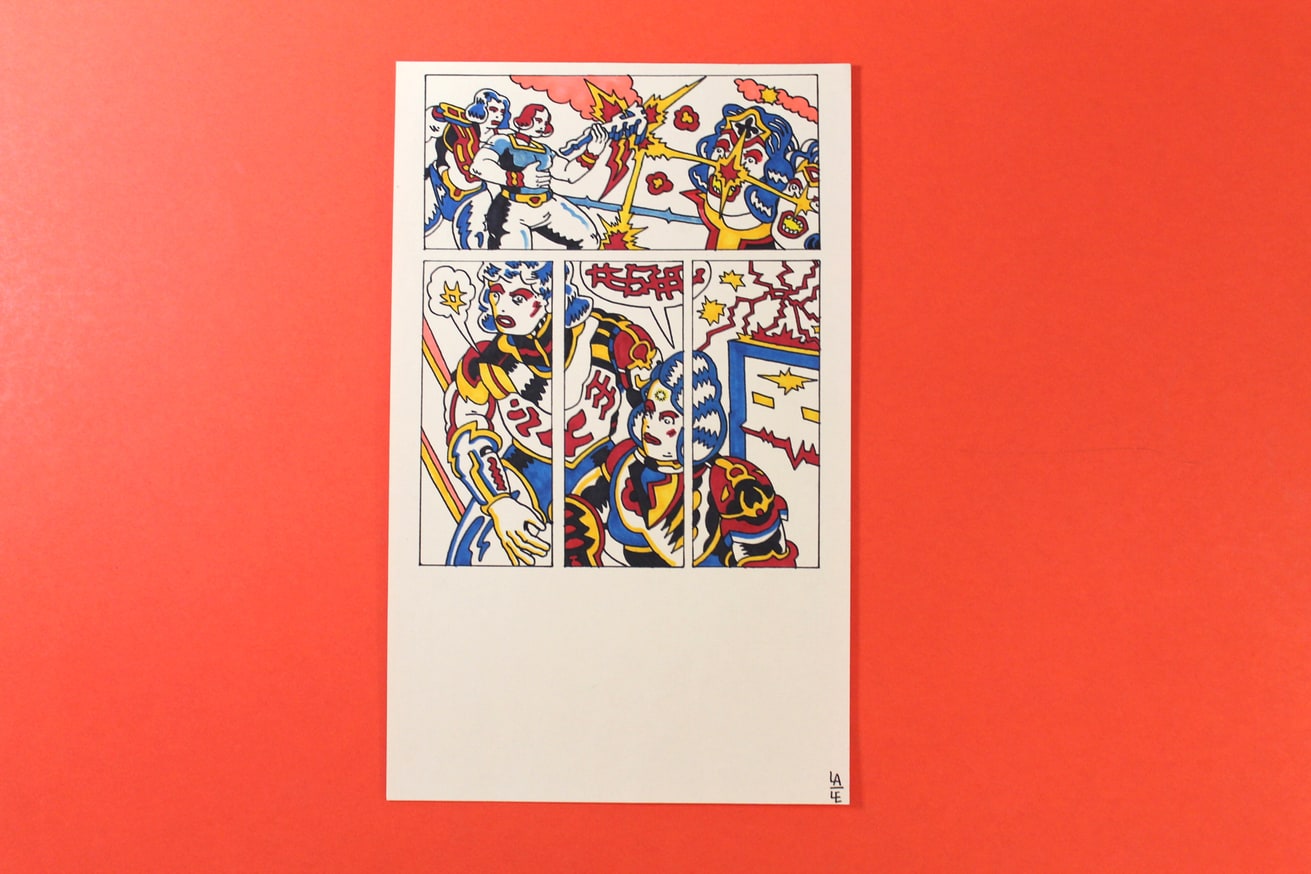 Lale Westvind - Warriors of Herstory [Ink Drawing] - Printed Matter