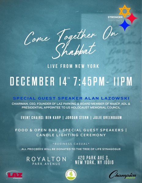Come Together On Shabbat | SquadUP - Create an Event, Share an Experience