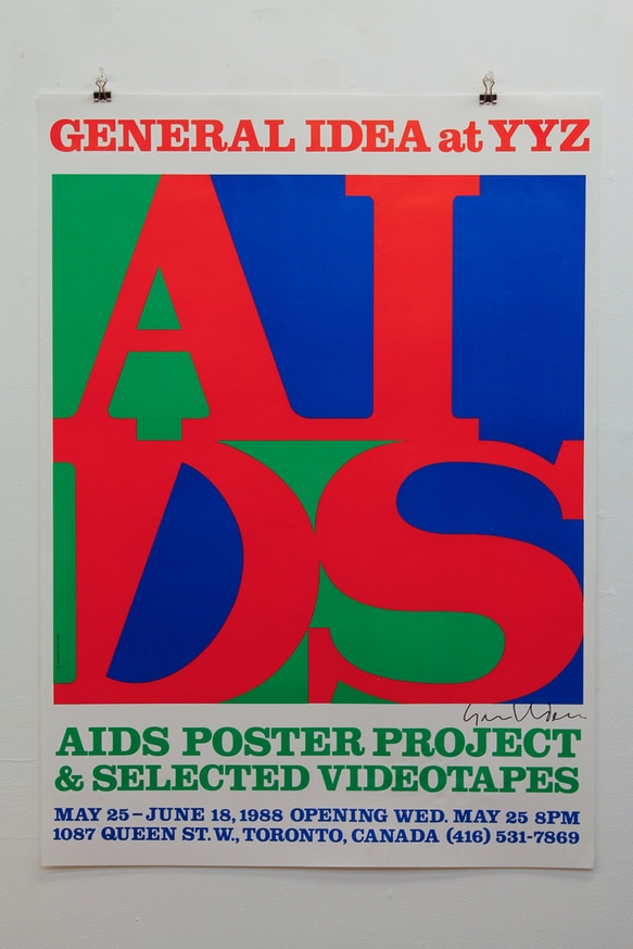 General Idea and AA Bronson - AIDS poster - Printed Matter