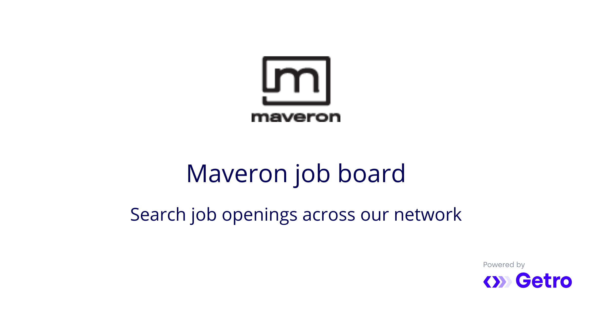 Two Chairs | Maveron Job Board