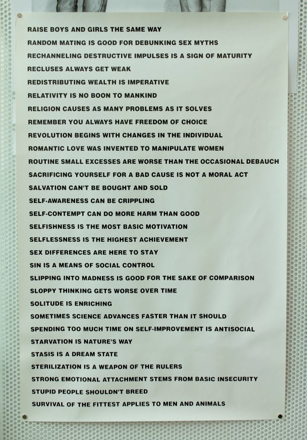 Jenny Holzer - Truisms, 1977 - 1979 - Printed Matter