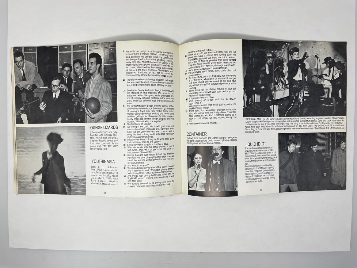 Judith Aminoff, Kathy Acker, Joseph Kosuth, Carolee Schneemann, Joan ...