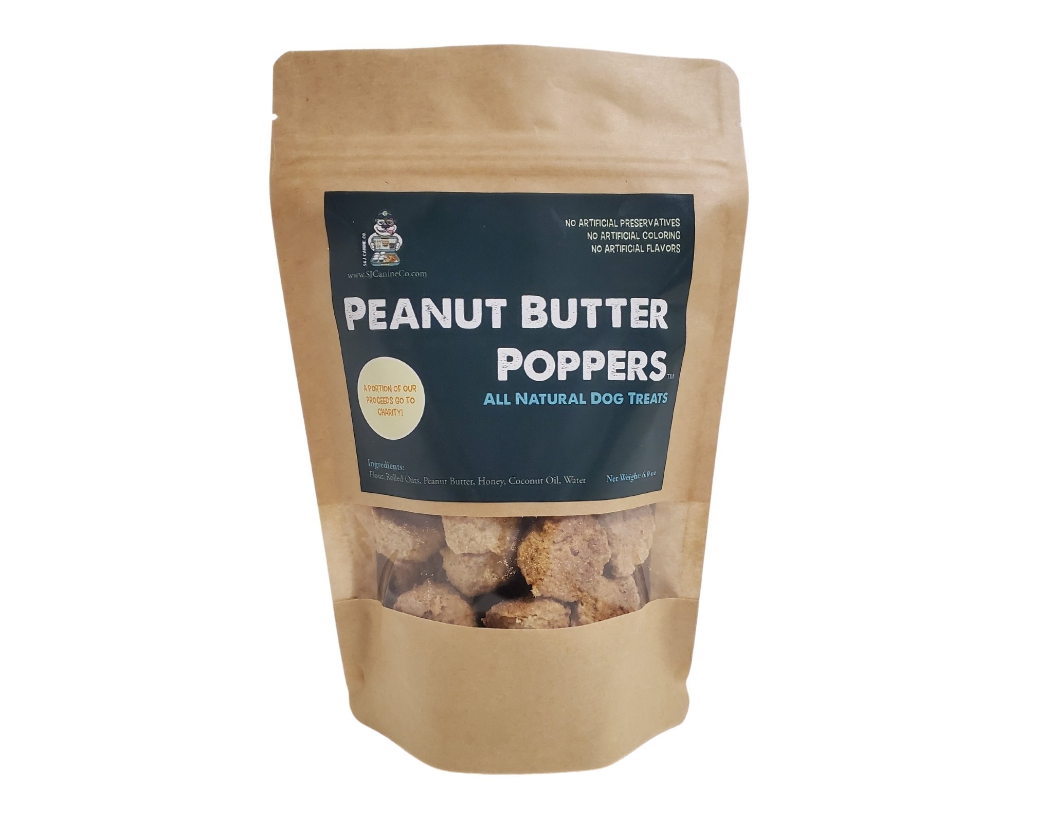 Peanut Butter Poppers 2-pack | Dogly