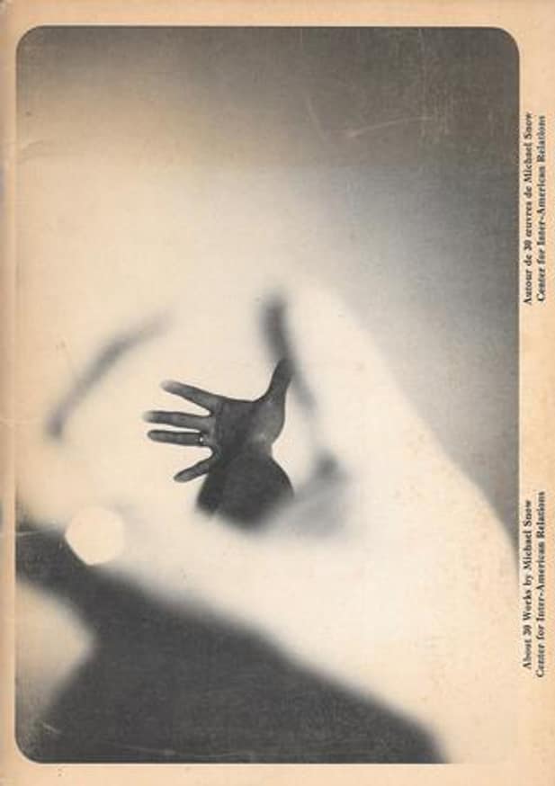 Michael Snow - About 30 Works by Michael Snow - Printed Matter