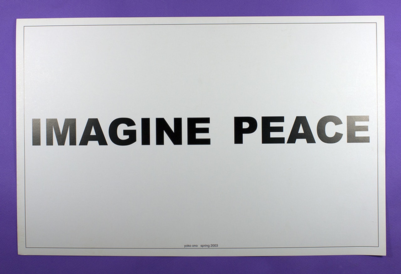 Yoko Ono - Imagine Peace - Printed Matter