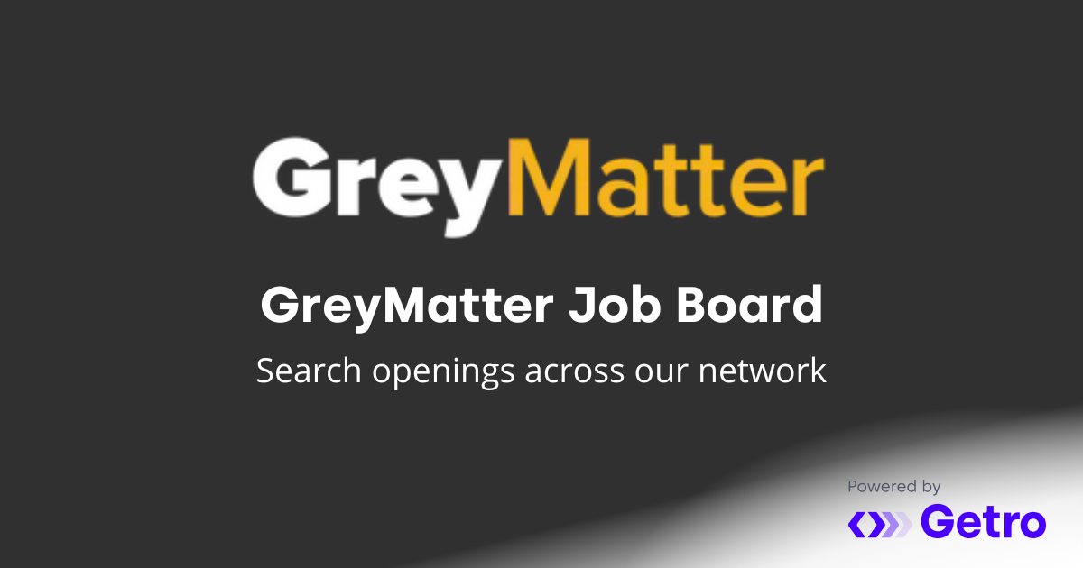 Jobs | Grey Matter Capital Job Board