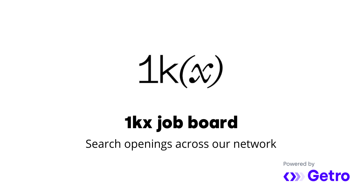 Jobs | 1kx Job Board