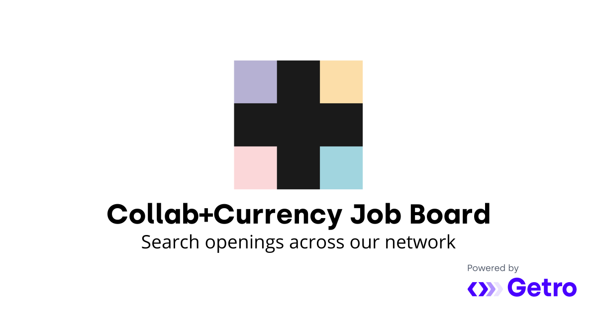 Jobs | Collab+Currency Job Board