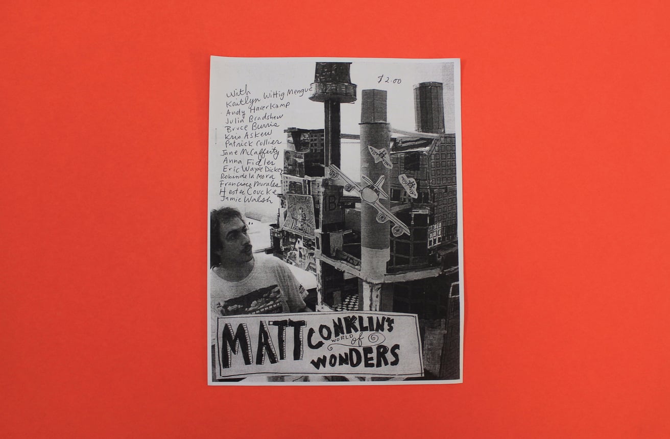 Bruce Burris - Matt Conklin's World of Wonders - Printed Matter