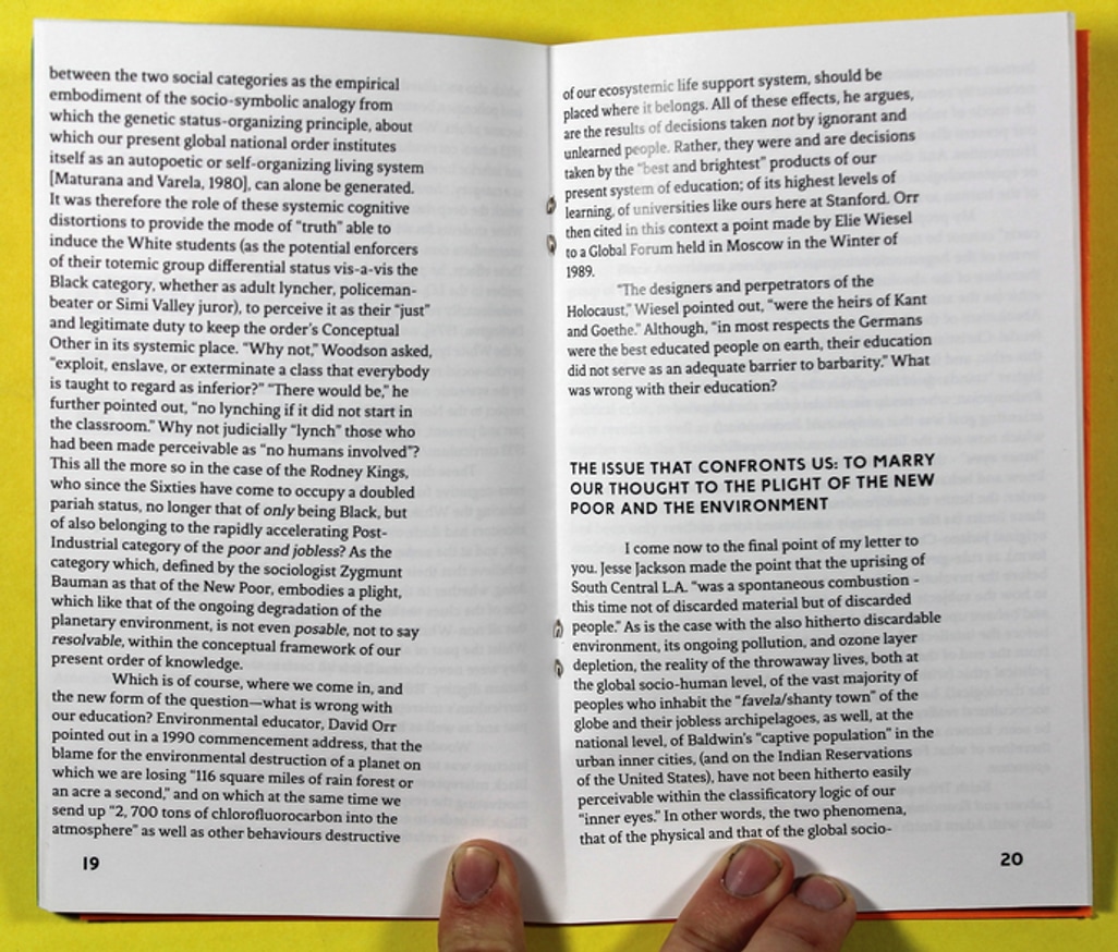 Sylvia Wynter - On the Blackness of Blacknuss : No Humans Involved ...