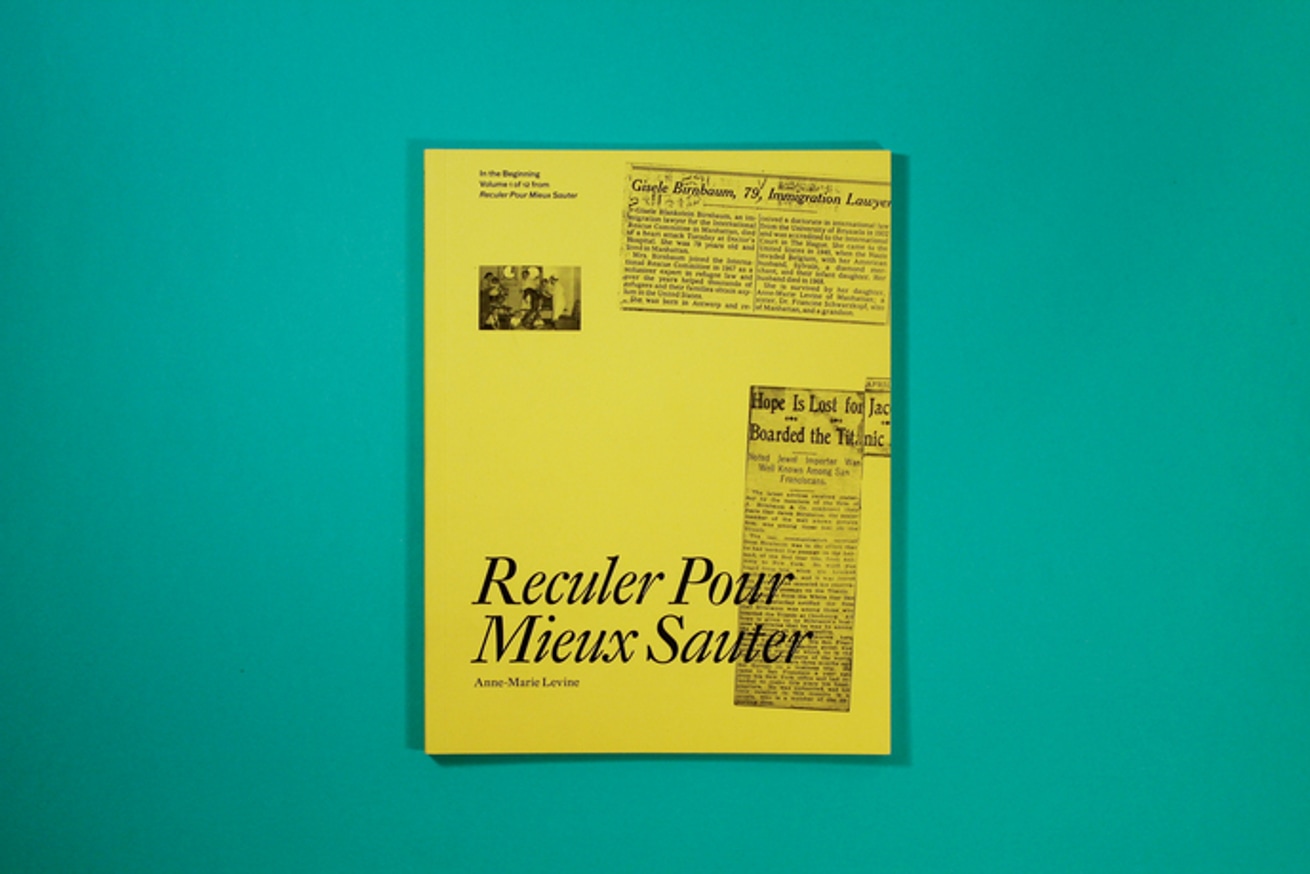 Anne-Marie Levine - Reculer Pour Mieux Sauter - Printed Matter