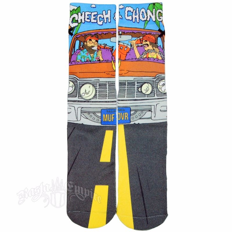 Rasta Empire: Cheech and Chong Up In Smoke Socks | Leafly