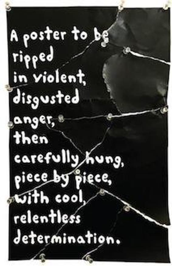 Miranda July - A poster to be ripped... - Printed Matter