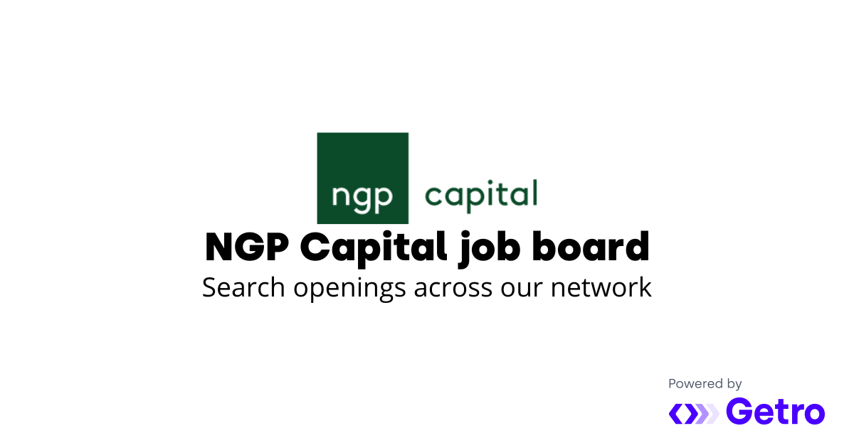 Jobs | NGP Capital Job Board