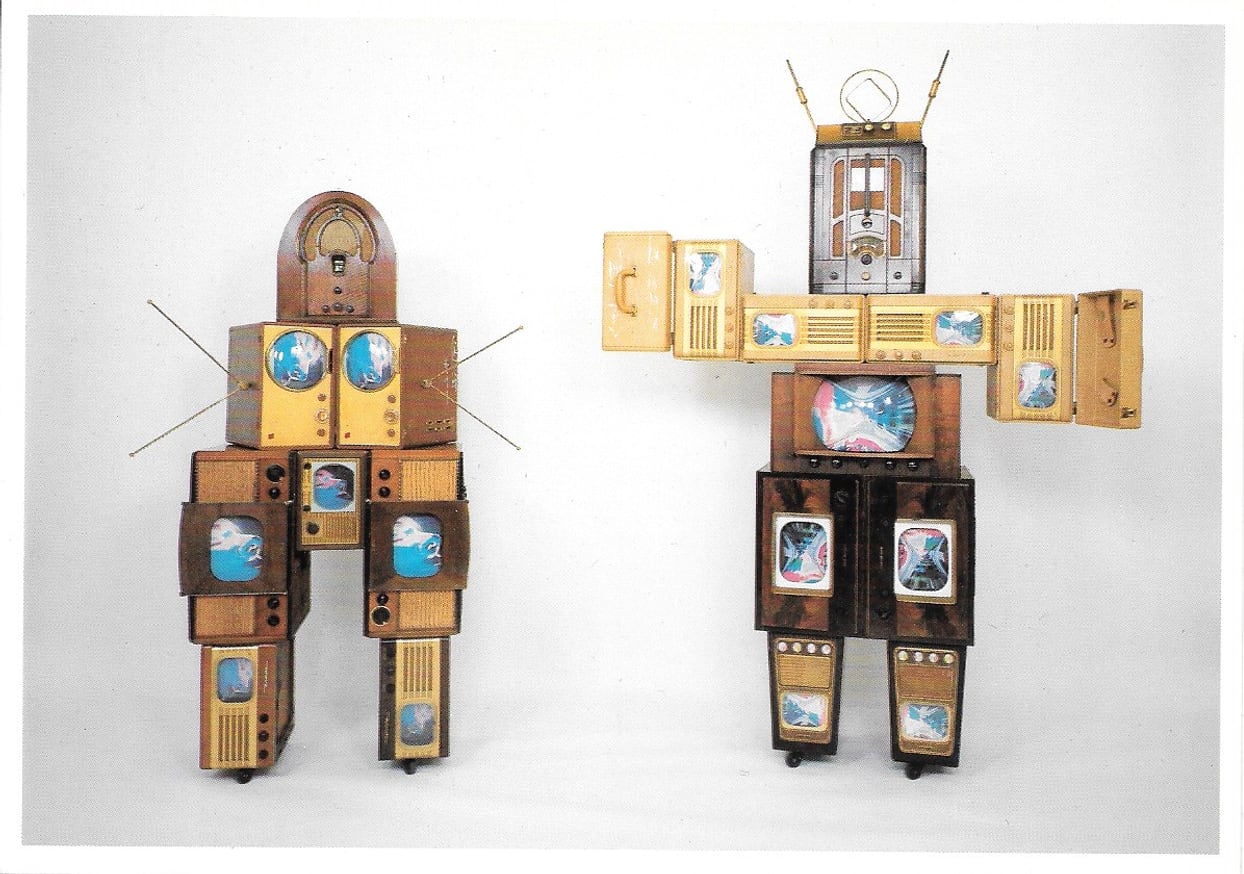 Nam June Paik - Family of Robot: Grandmother (L), Grandfather (R), 1986 ...