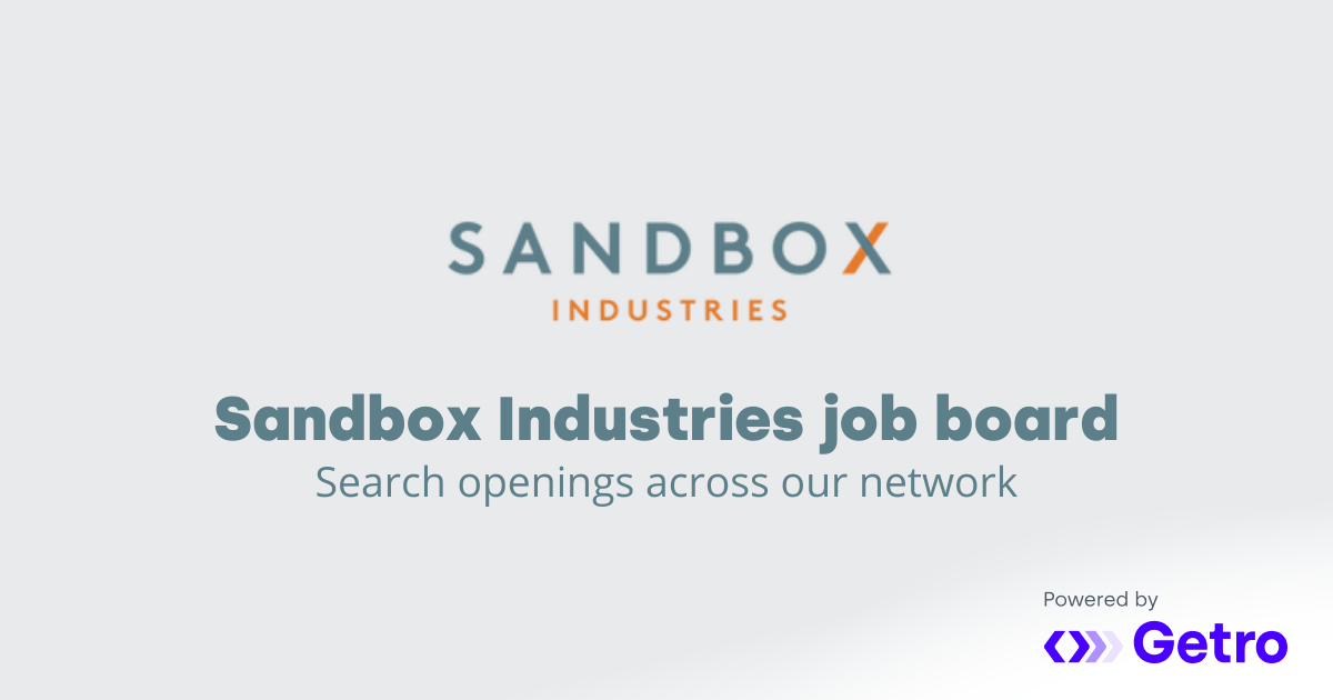 Jobs | Sandbox Industries Job Board
