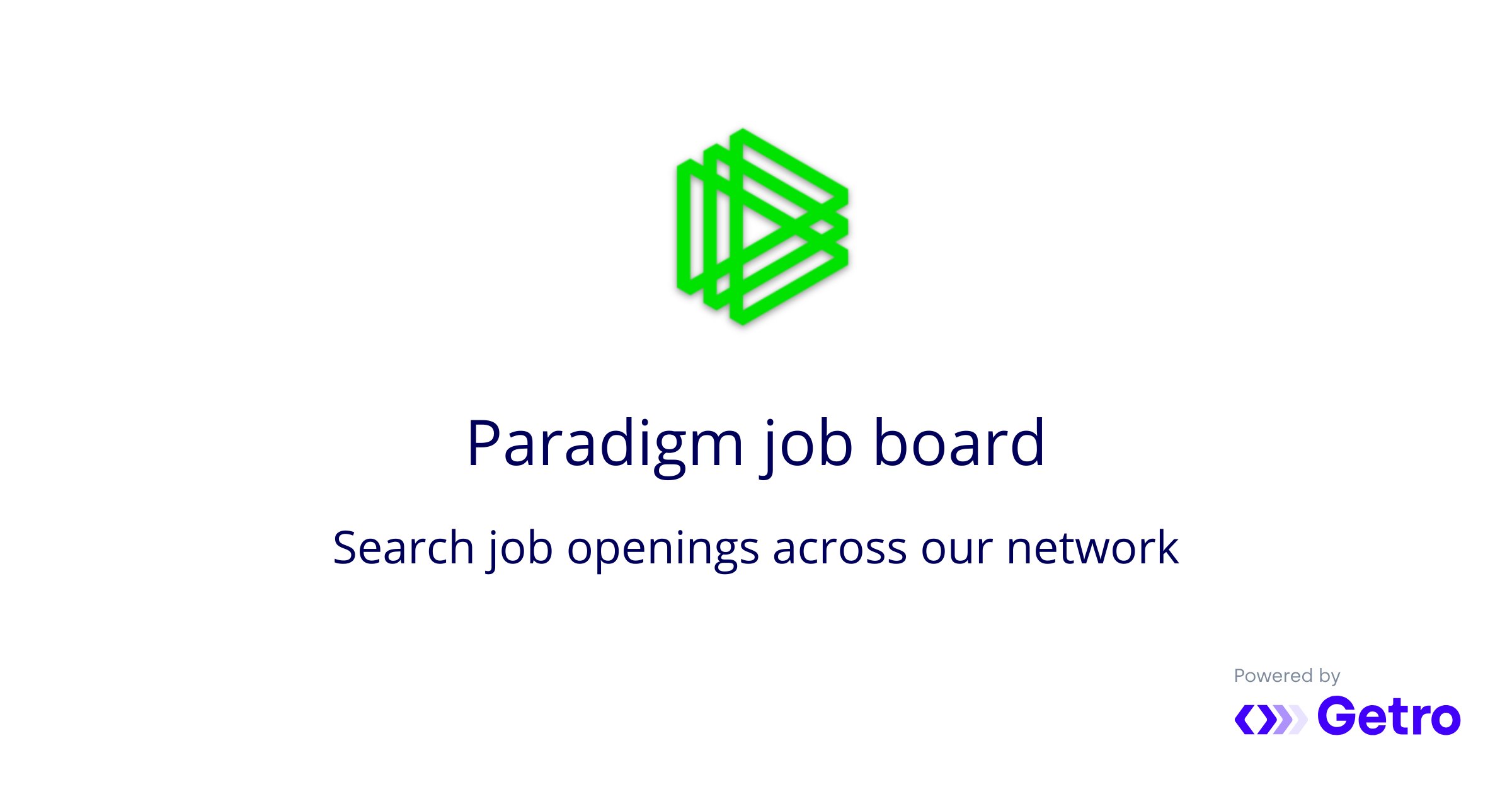 Jobs | Paradigm Job Board