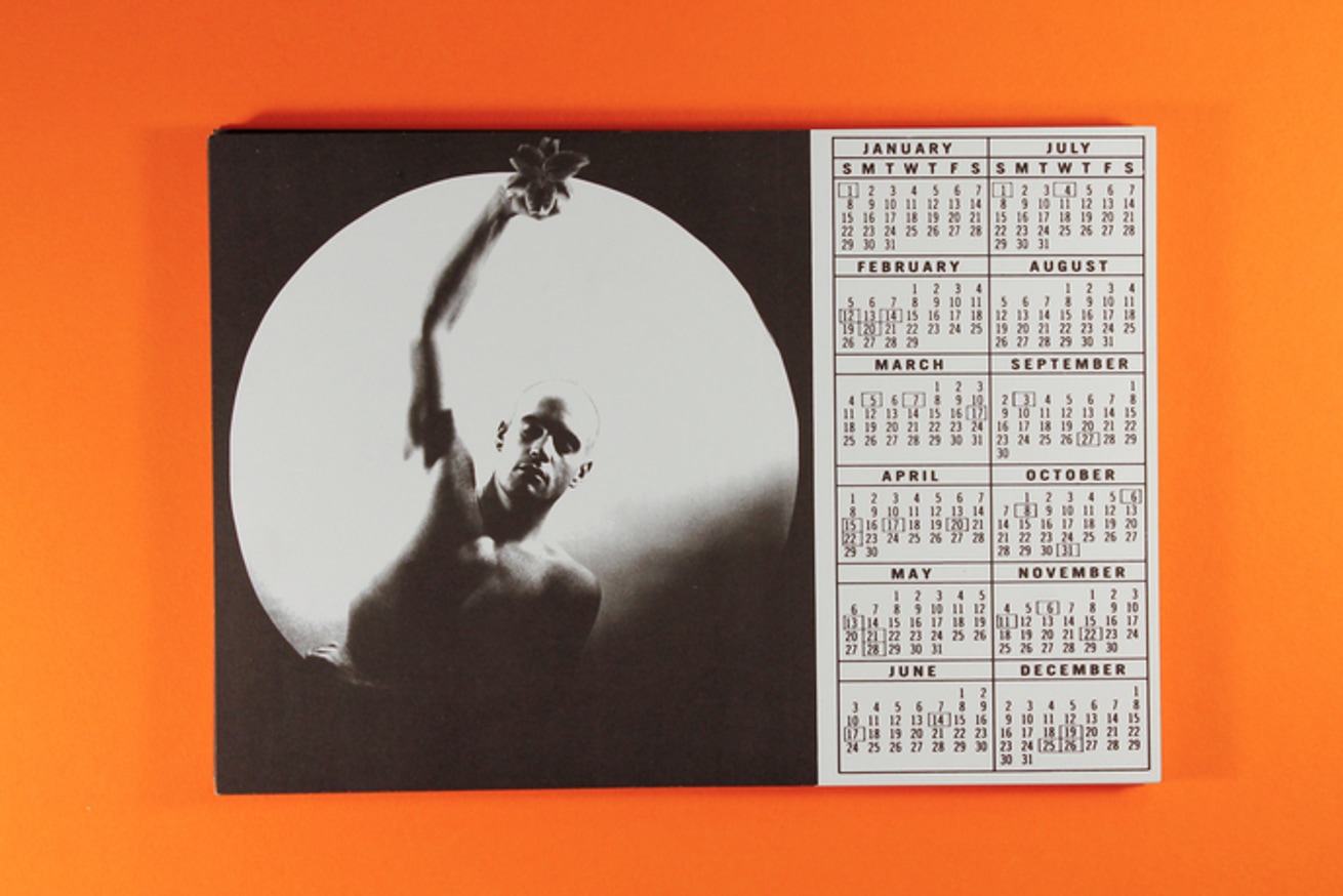 Robert Blanchon - 1984 calendar card - Printed Matter