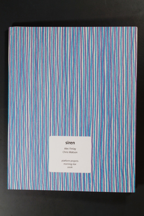 Alec Finlay and Chris Watson - Siren - Printed Matter
