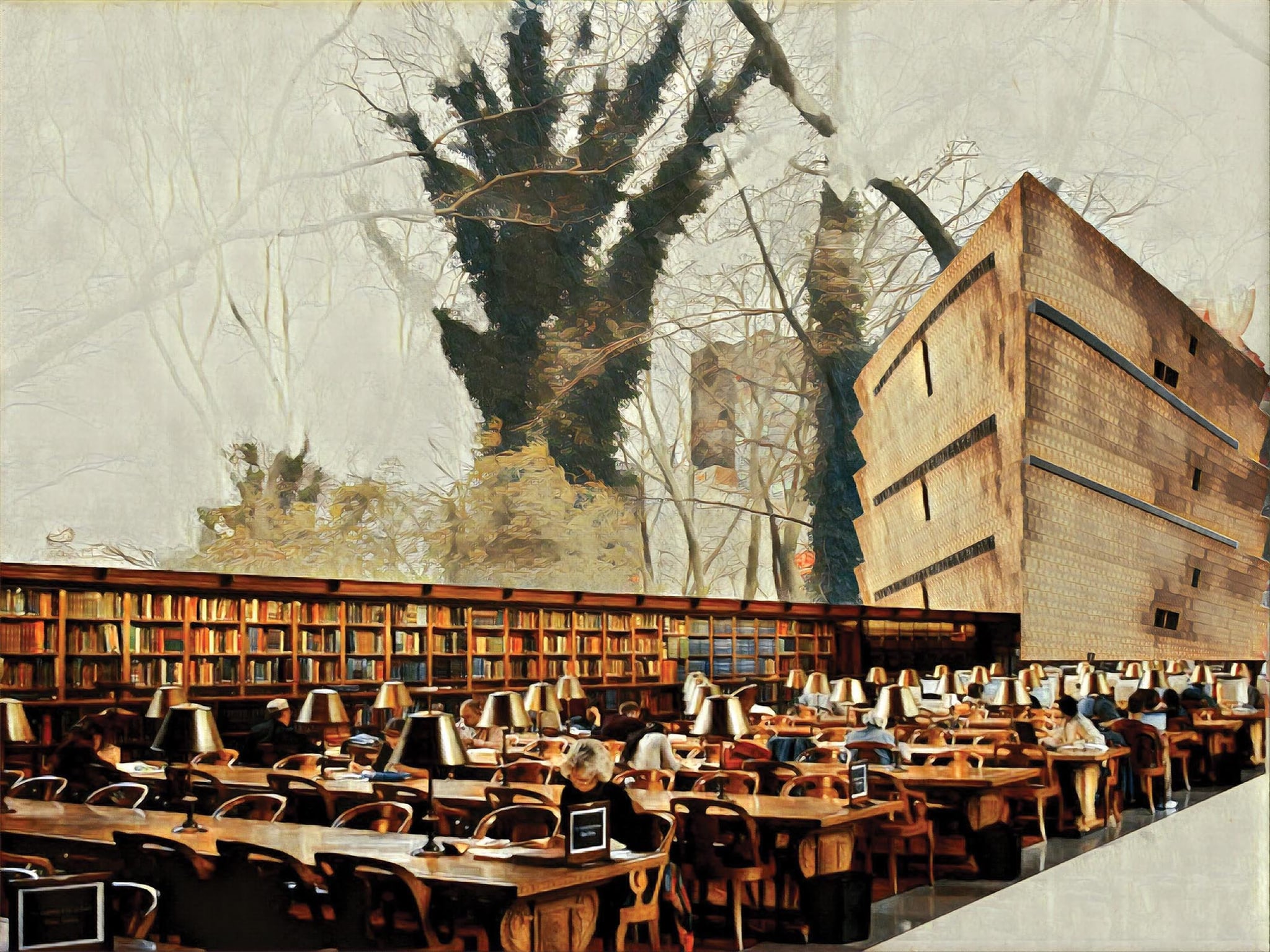 Collage Drawing - Columbia GSAPP