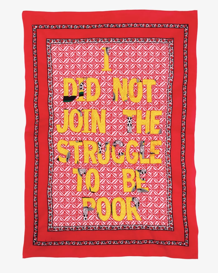 Lawrence Lemaoana - I DID NOT JOIN THE STRUGGLE TO BE POOR - Printed Matter