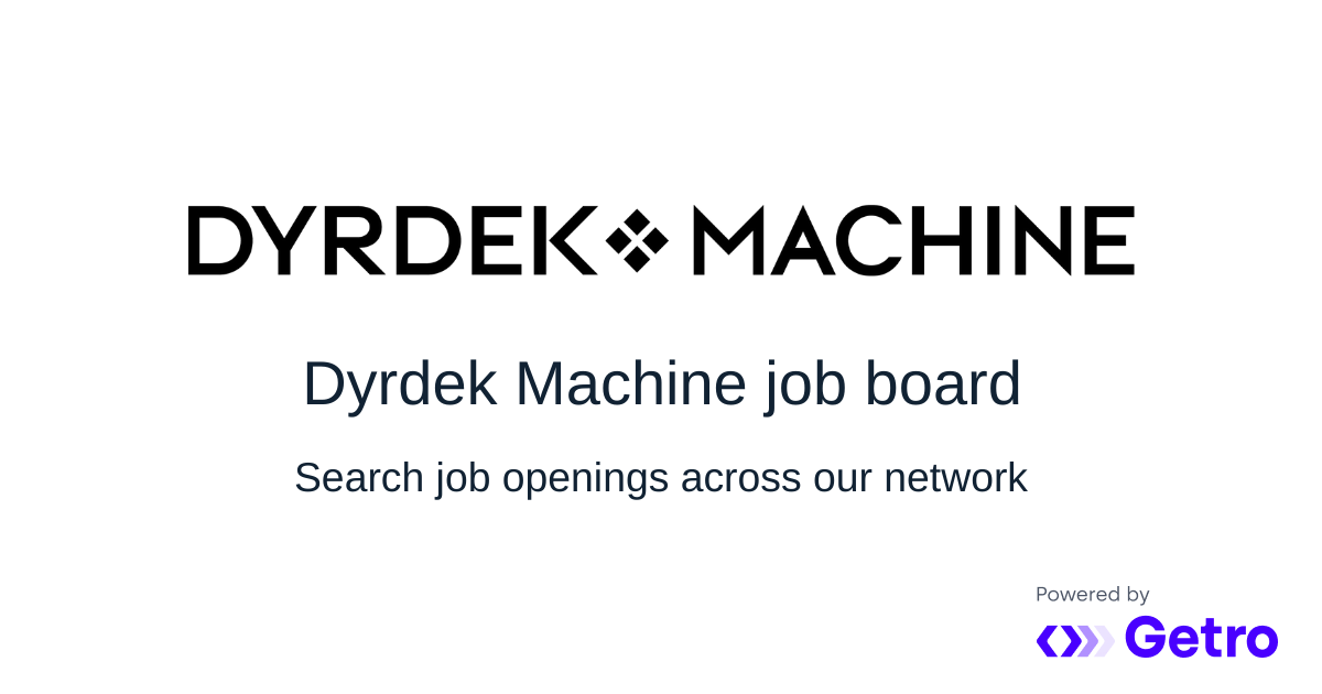 Companies | Dyrdek Machine Job Board
