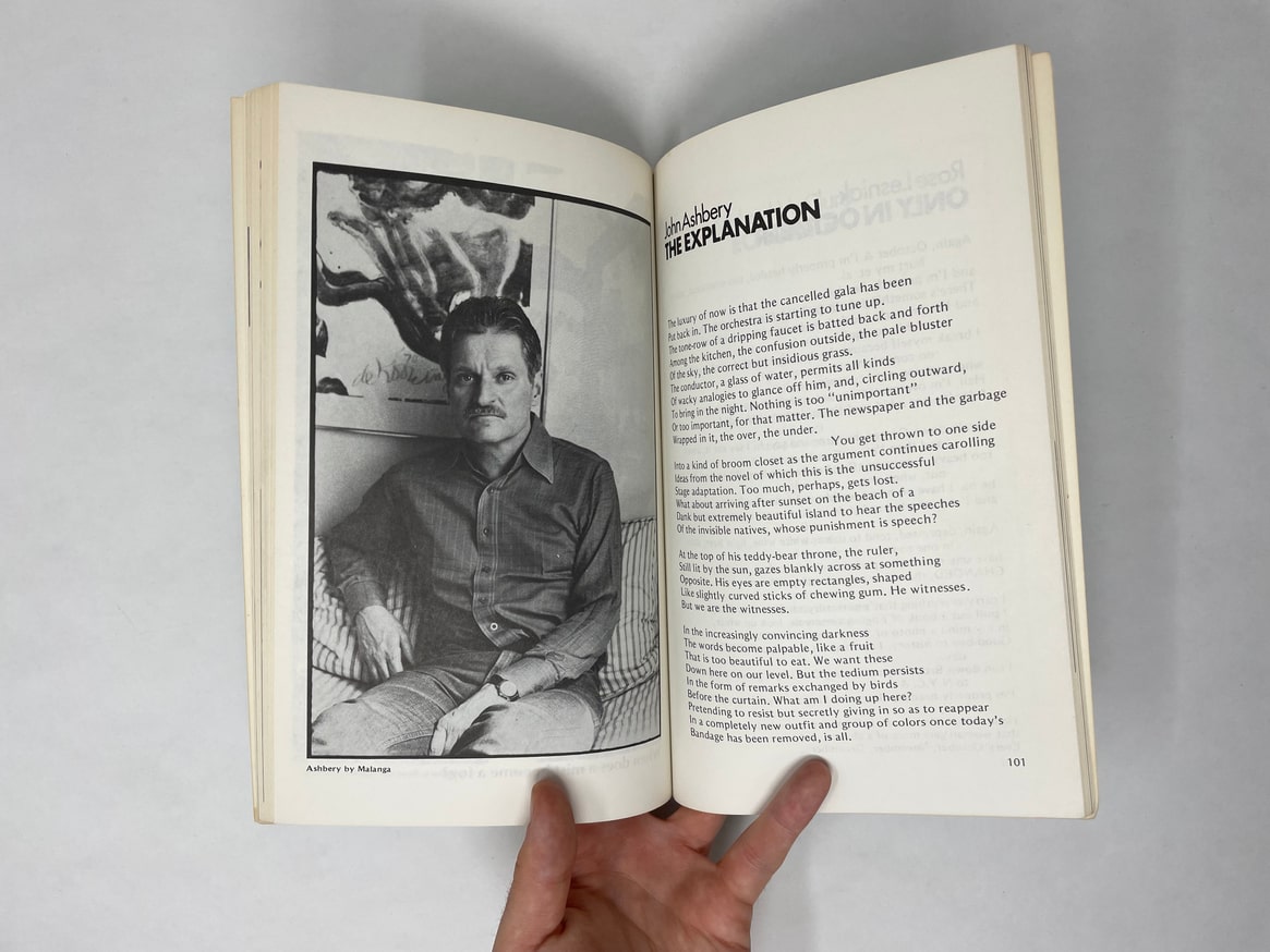 Unmuzzled Ox, John Cage, John Ashbery, Gary Snyder, Bernadette Mayer ...