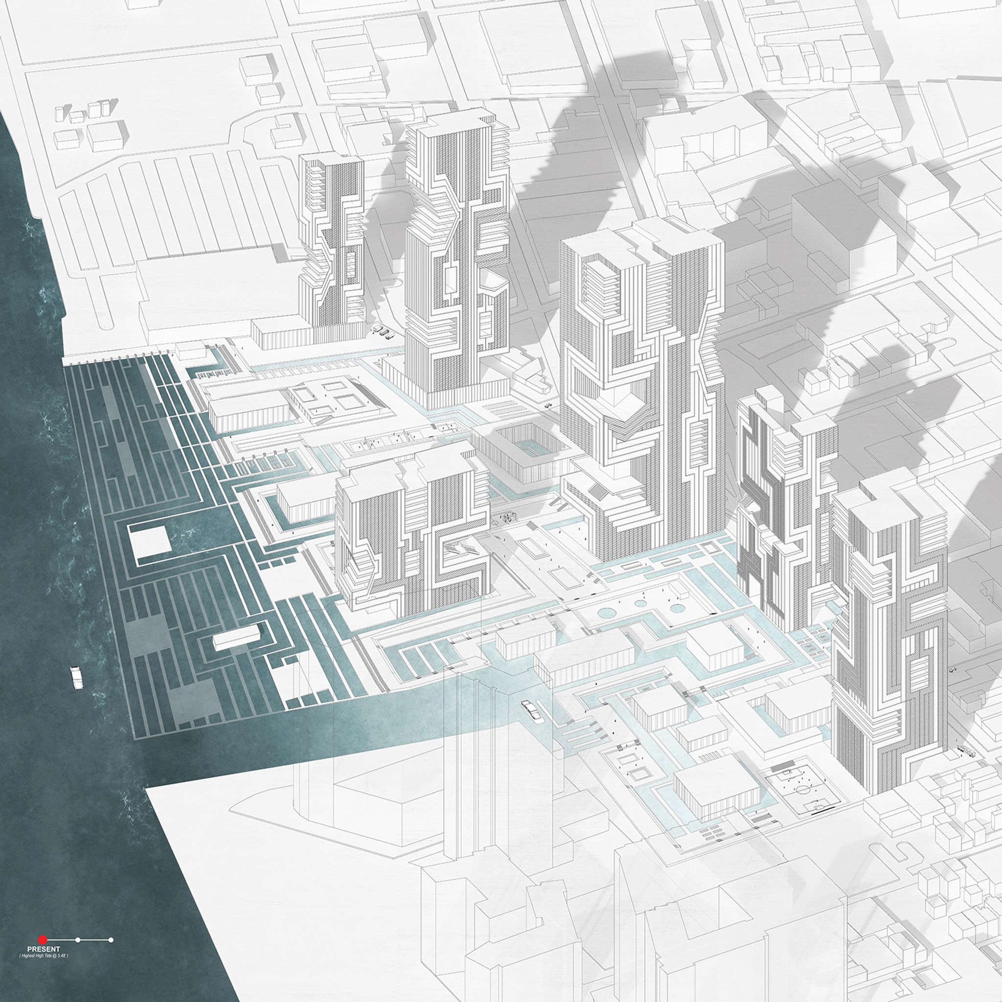 Timeline Drawing - Columbia GSAPP