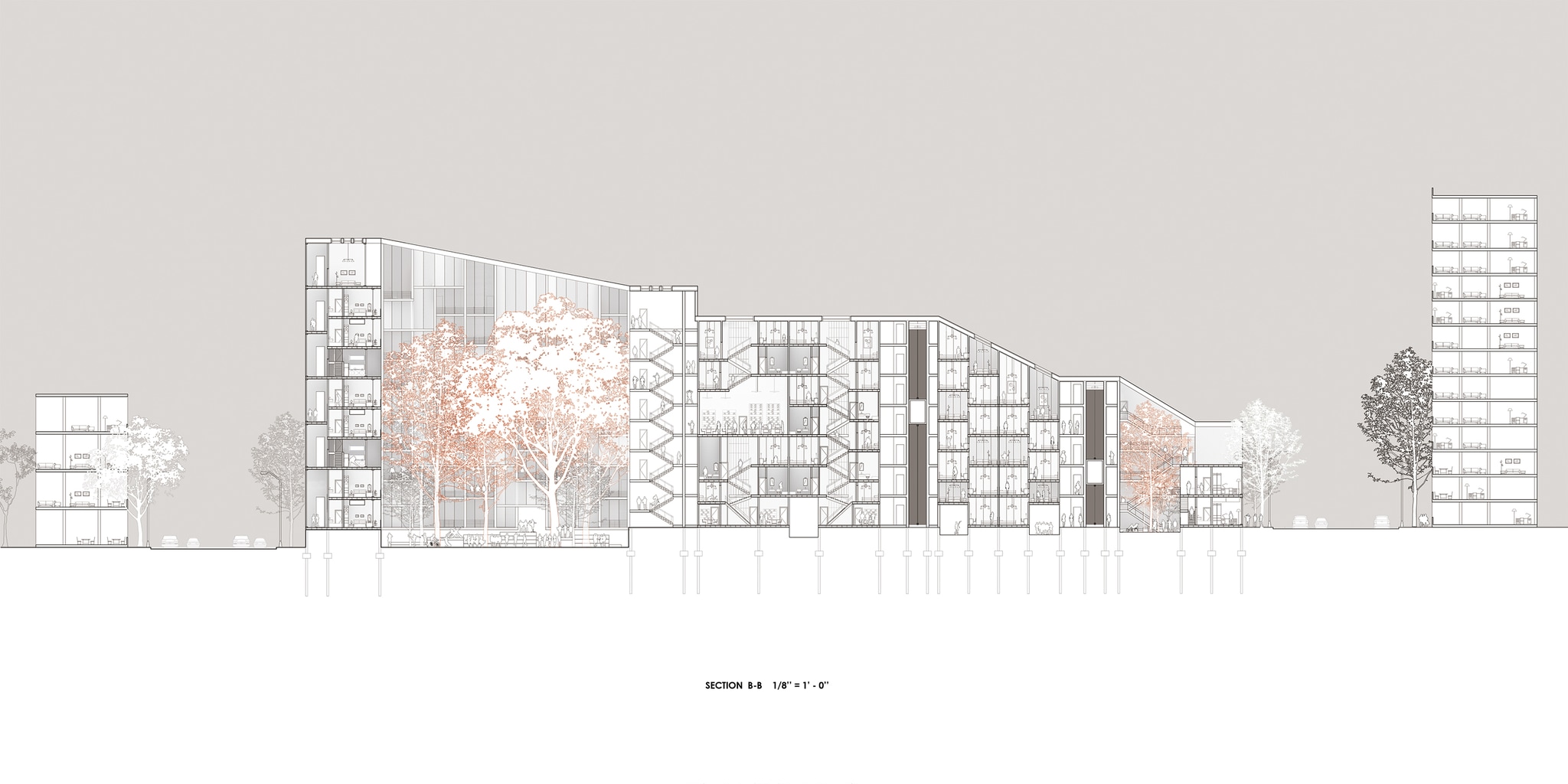 Section Drawing - Columbia GSAPP