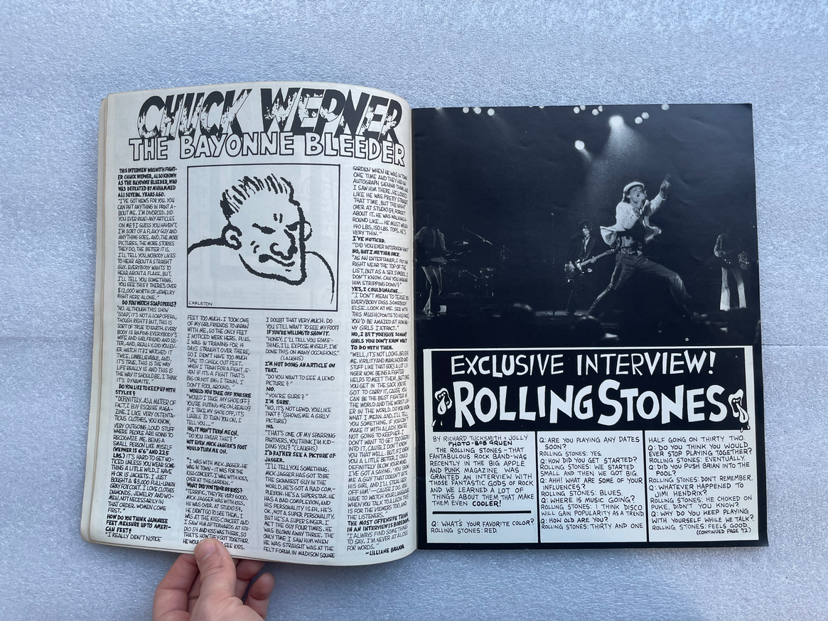 J. Holstrom - Punk Magazine - Printed Matter